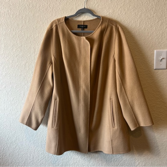 Talbots | Jackets & Coats | Talbots Wool Blend Double Faced Zip Front ...